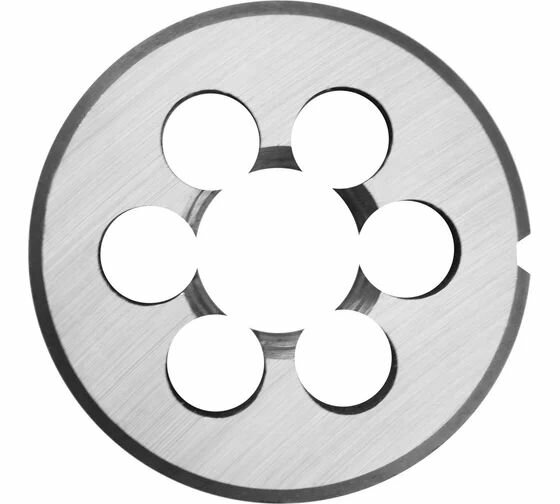 Плашка М 27х1,0 круглая для метрической резьбы, класс точности 6g, сталь 9хс, гост 9740-71