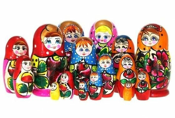 Матрешка майдановская 5-и кукольная 150*70 мм ассорти