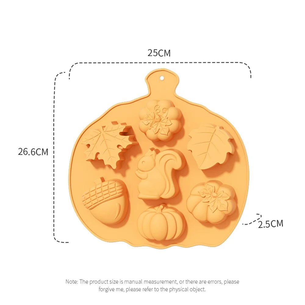 Силиконовая форма для торта в форме тыквы YH1118