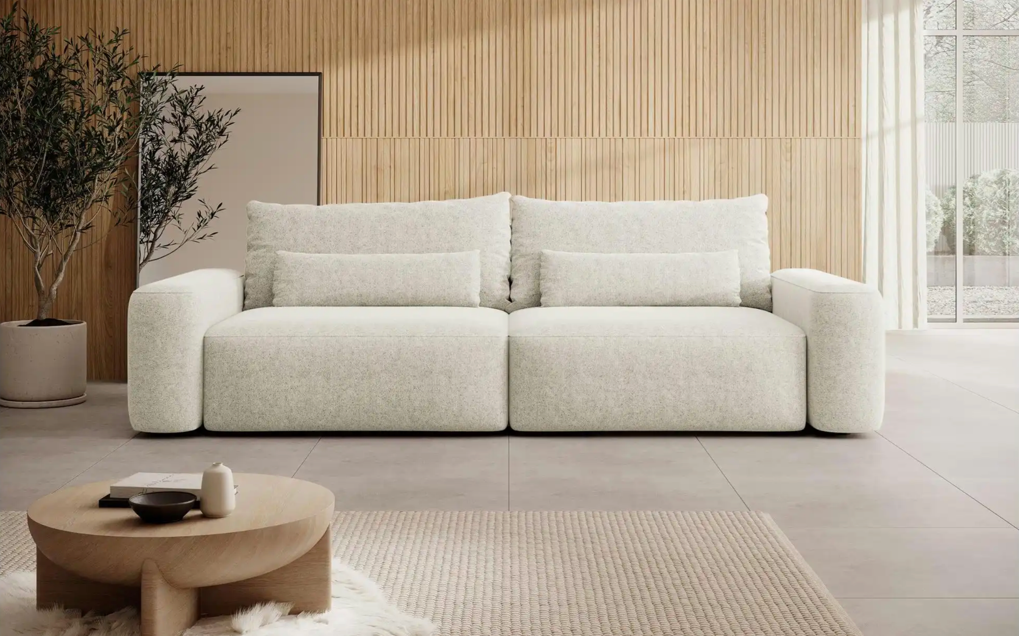 Диван прямой Карнос-лофт мод2, рогожка, независимый пружинный блок, с подлокотниками, с ящиком, сп. м 160х200