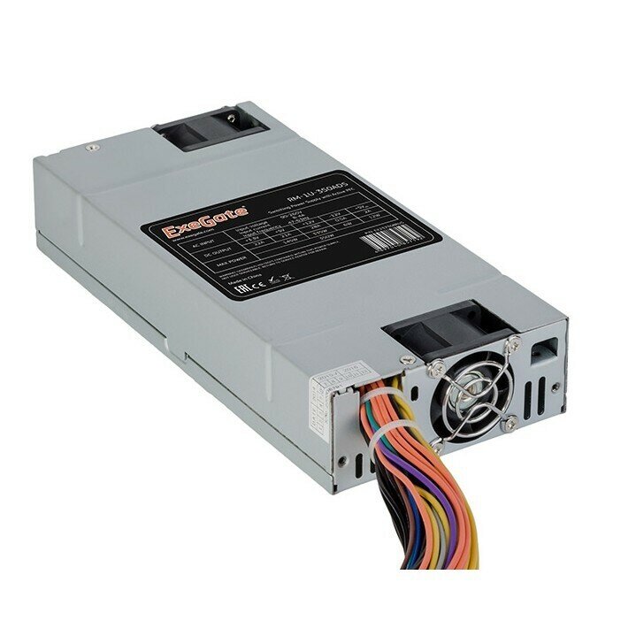 EXEGATE Блок питания EX237310RUS Серверный БП 450W APFC, унив. для 1U, 24pin,2x 4+4 pin,4xSATA,3xIDE