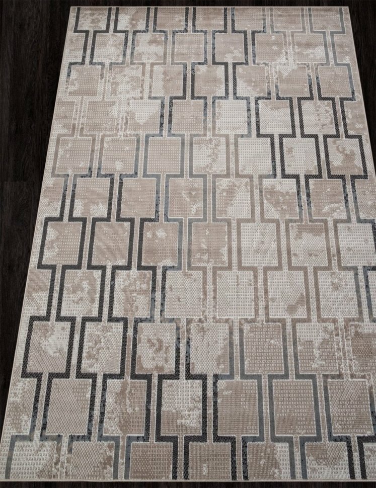 Ковер F353 - BEIGE-BLUE - Прямоугольник - коллекция SIERRA (2.5 х 3.5 м)