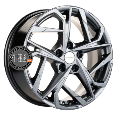 Диск автомобильный литой Khomen Wheels KHW1716 (Forester) 17x7 5x114.3 et48 dia56.1 Gray-FP