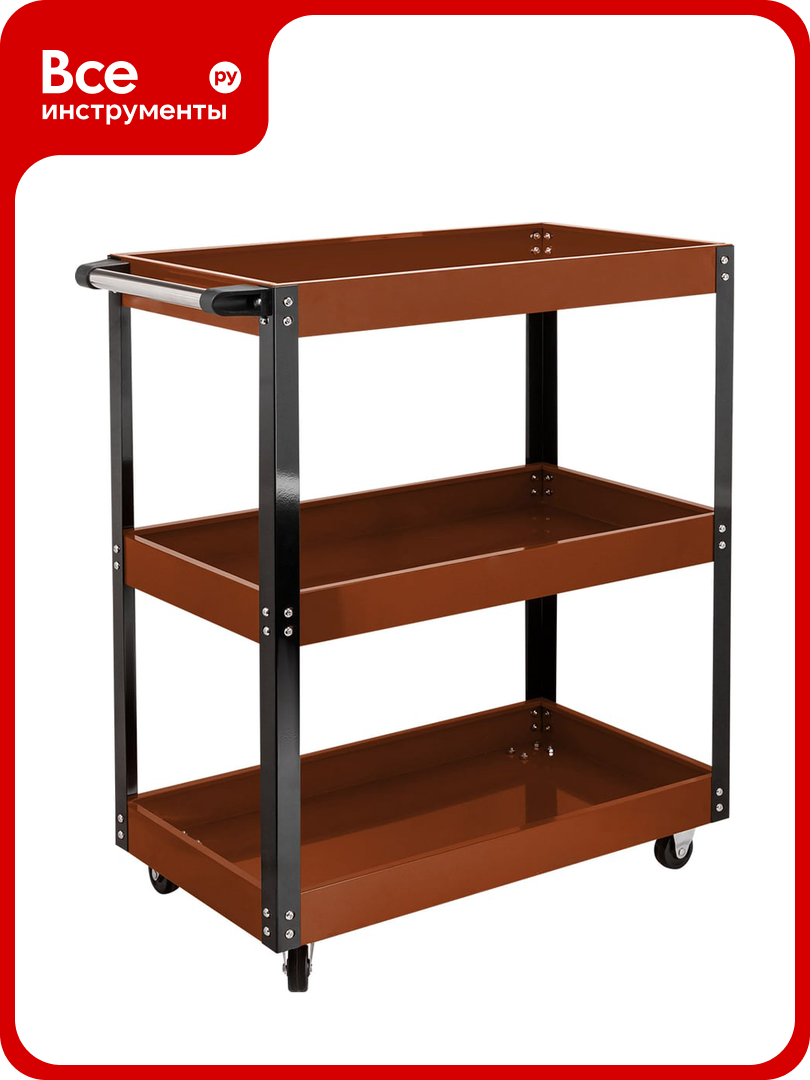 Тележка для перевозки агрегатов г/п 135кг FORSTIME FT-F-1141343B(64514), 720х350х780 мм, 135 кг