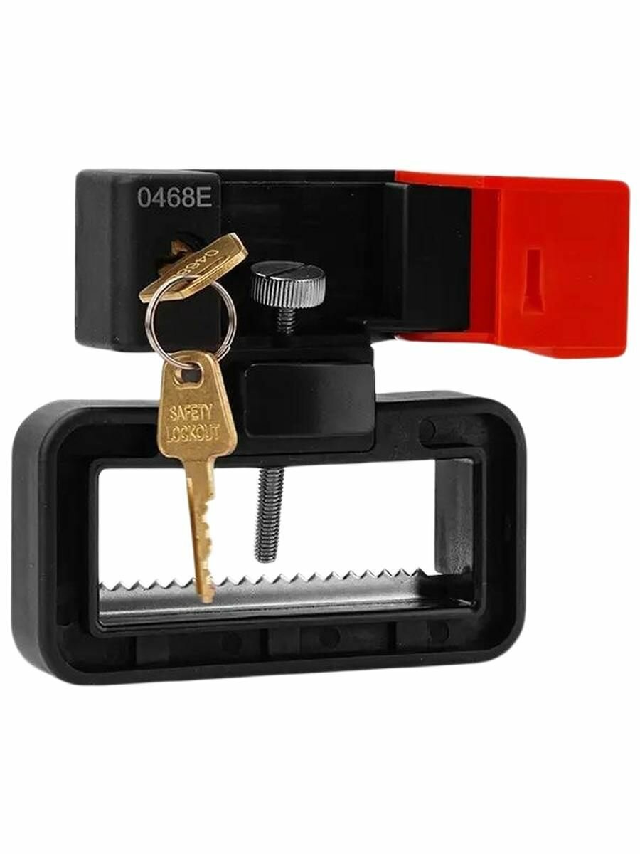 Блокиратор флажковых автоматов 400/600В со встроенным замком, 70 мм 480/600B