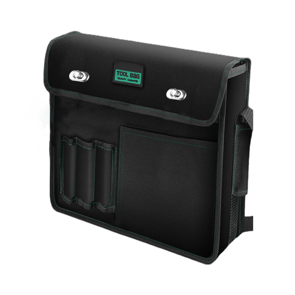 Прочная холщовая сумка для инструментов с плечевым ремнем, большой вместимостью и организованным хранением, чехол для переноски ручных/электрических инструментов