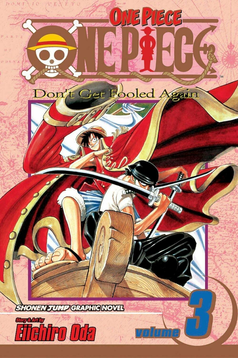 Eiichiro Oda. One Piece, Vol. 3 Большой Куш том 3 (Эйитиро Ода)/ Книги на английском языке