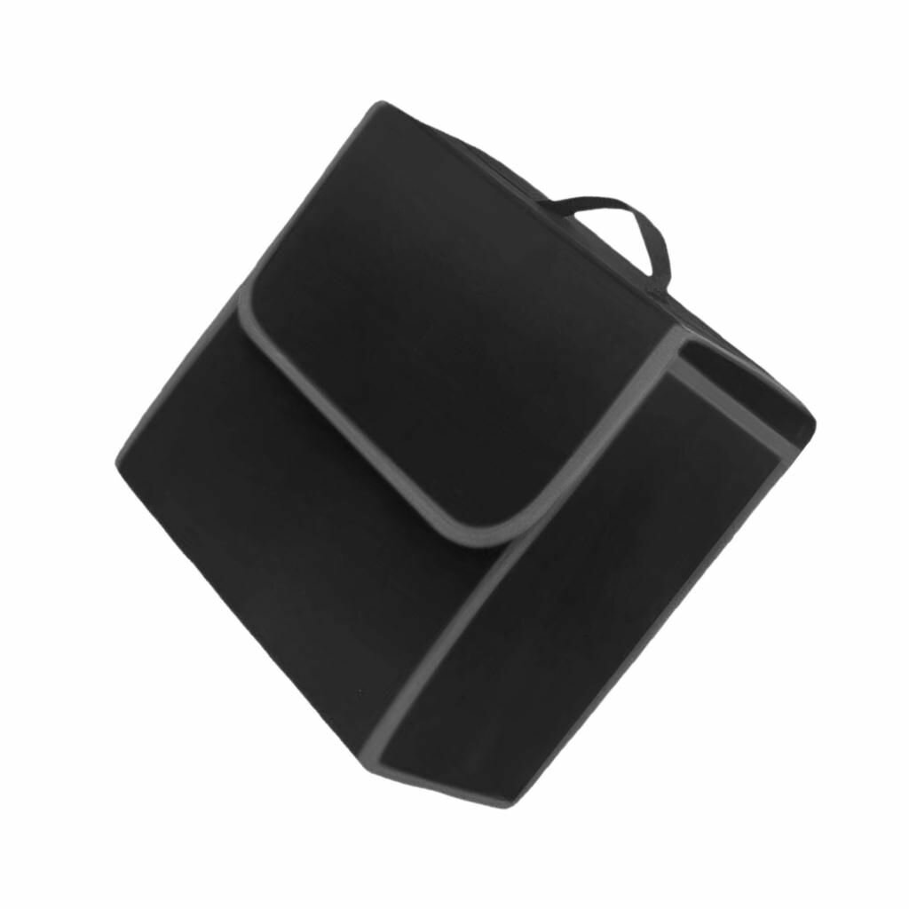 Фетровая автомобильная сумка для хранения из фетра черная маленькая