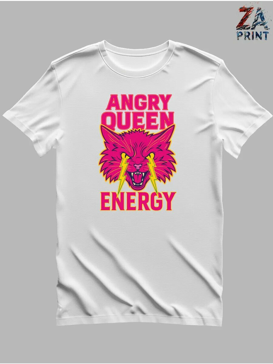 Футболка angry queen взгляд королевы