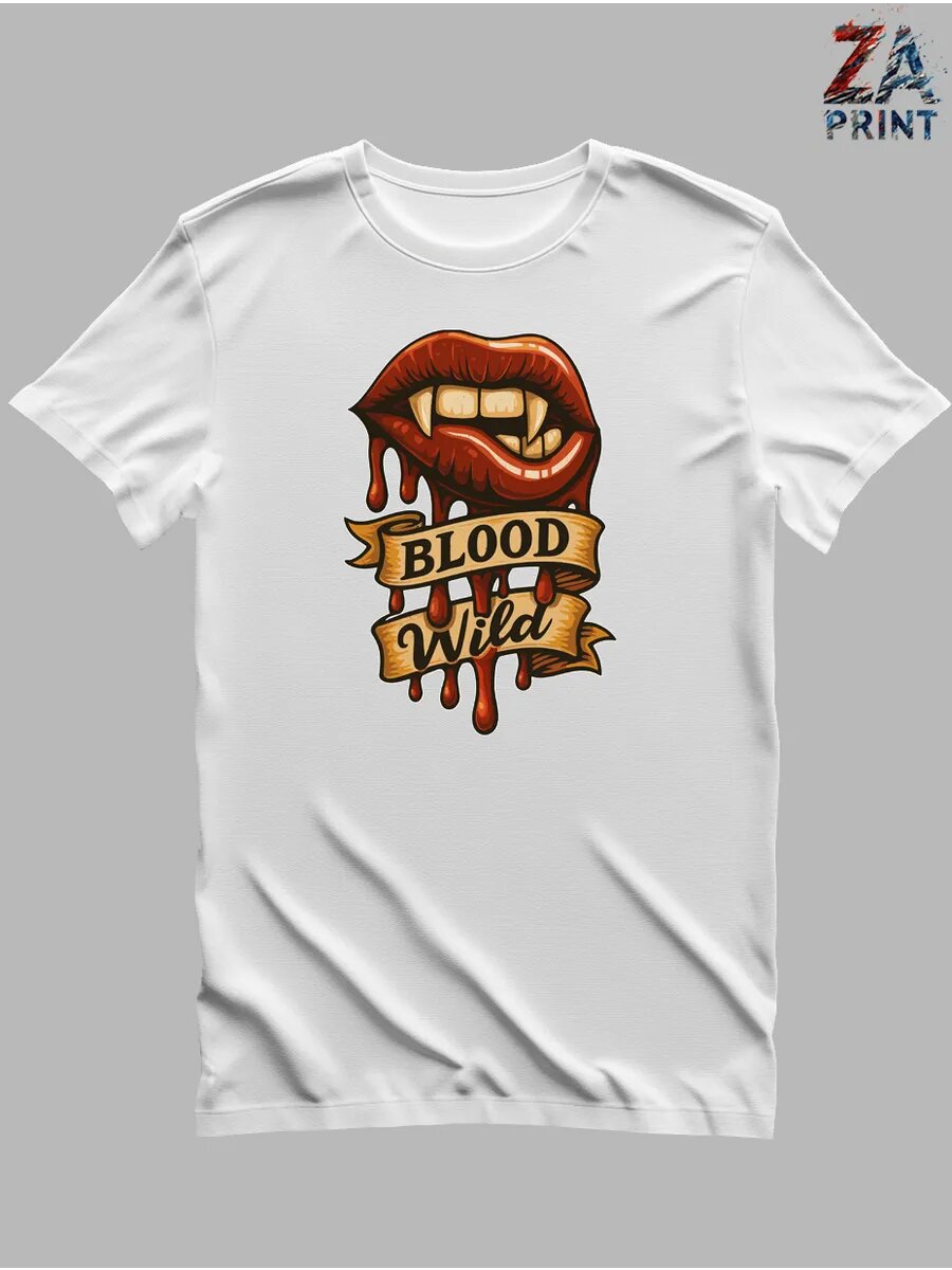 Футболка Blood wild вампир дикая кровь