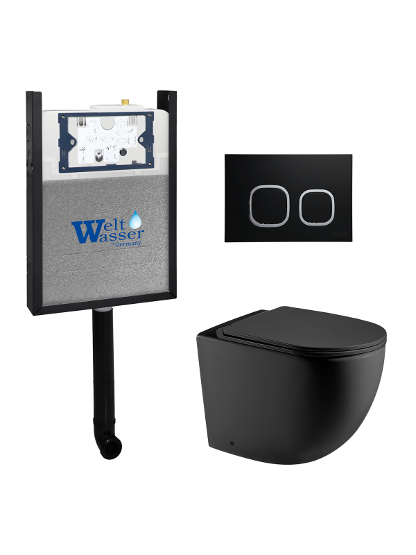 WeltWasser Комплект AMBERG 404 + MERZBACH 002 MT-BL + AMBERG RD-BL WeltWasser