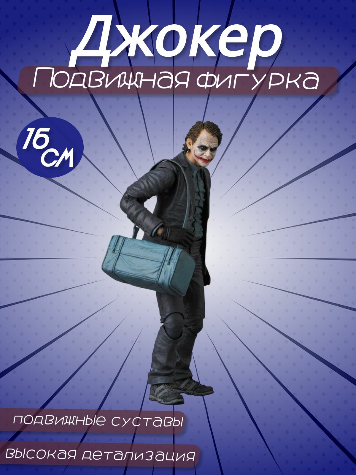 Фигурка Джокер - The Dark Knight Bank Robber Joker (16см)