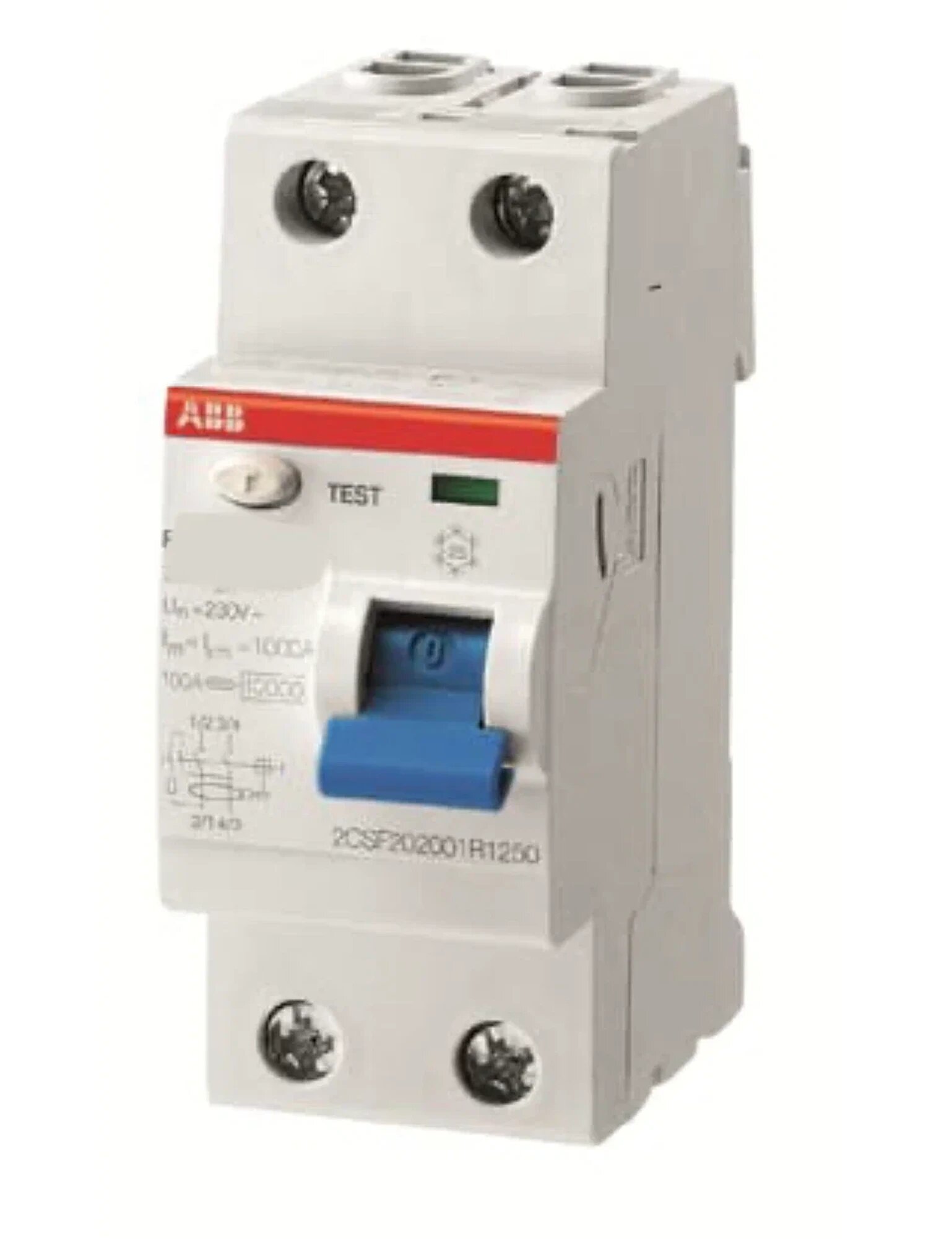 Устройство защитного отключения ABB F202 A-25/0,3 УЗО 25А 300мA тип А, 2CSF202101R3250