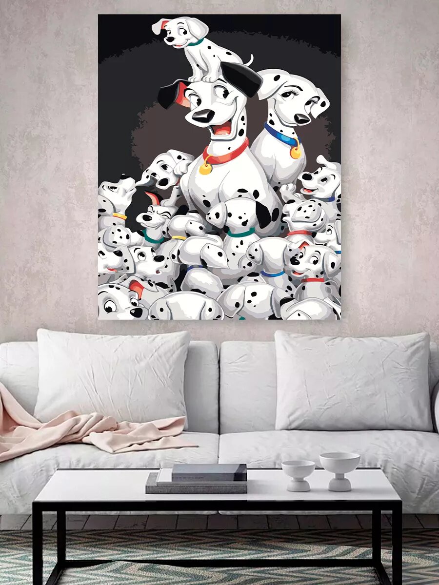 Картина по номерам 101 далматинец