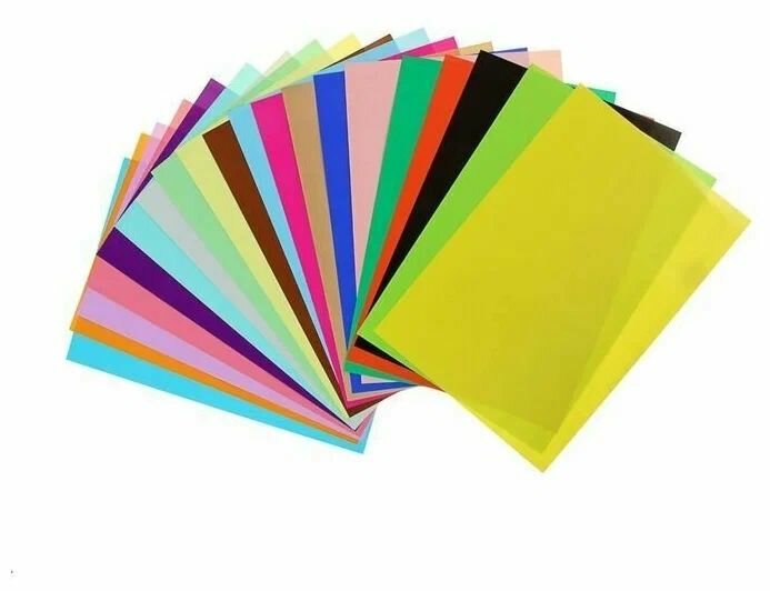 Бумага цветная самоклеющаяся, А4, 10 цветов, 20 листов, 11-420-330
