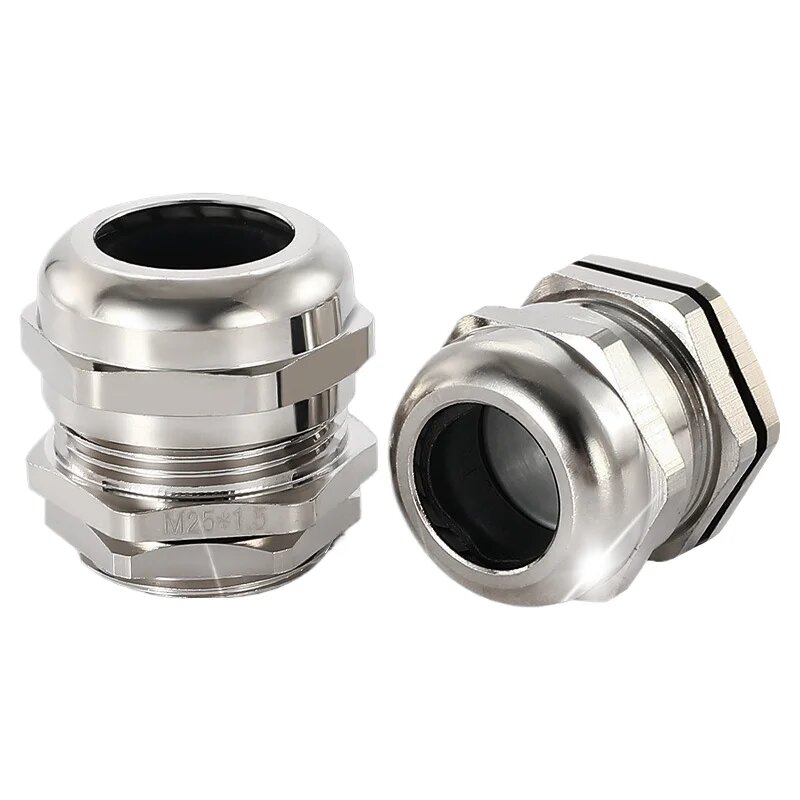 Кабельный ввод латунный никелированный M221.5 (10-14mm) IP68