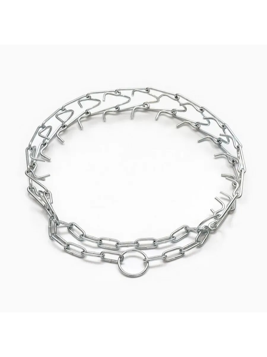 Строгий металлический ошейник для крупных собак