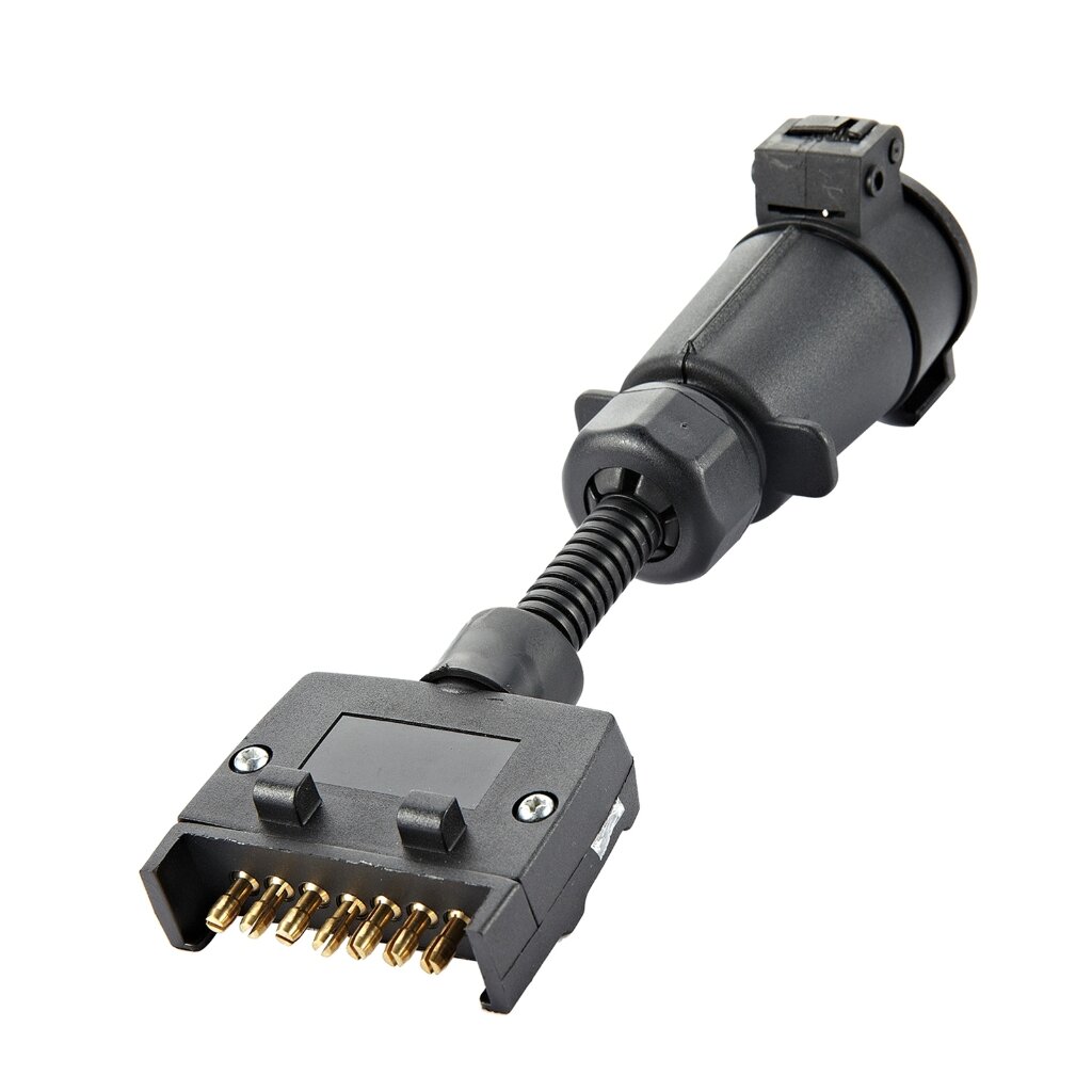 Простая установка 7-жильного жгута проводов для прицепов, Прочная 7-контактная розетка для грузовых прицепов, Надежное питание для различных автомобилей