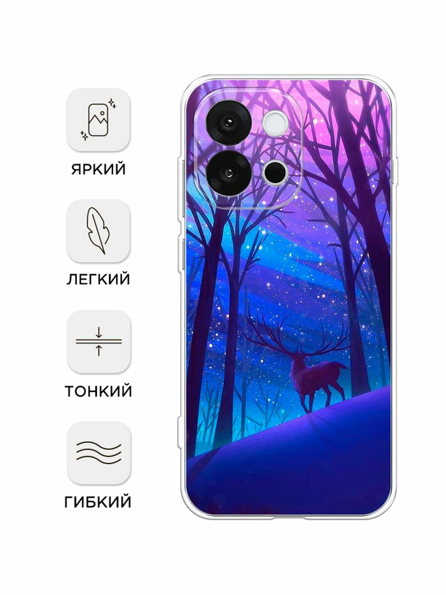Чехол на OnePlus 13T / Ван Плас 13Т с принтом "Северный олень" — фото 1