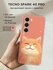 Чехол на Tecno Spark 40 Pro / Текно Спарк 40 Про с принтом "Довольный рыжий коти...