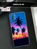 Силиконовый чехол на OnePlus 9R / ВанПлас 9R с принтом "Закат 5"
