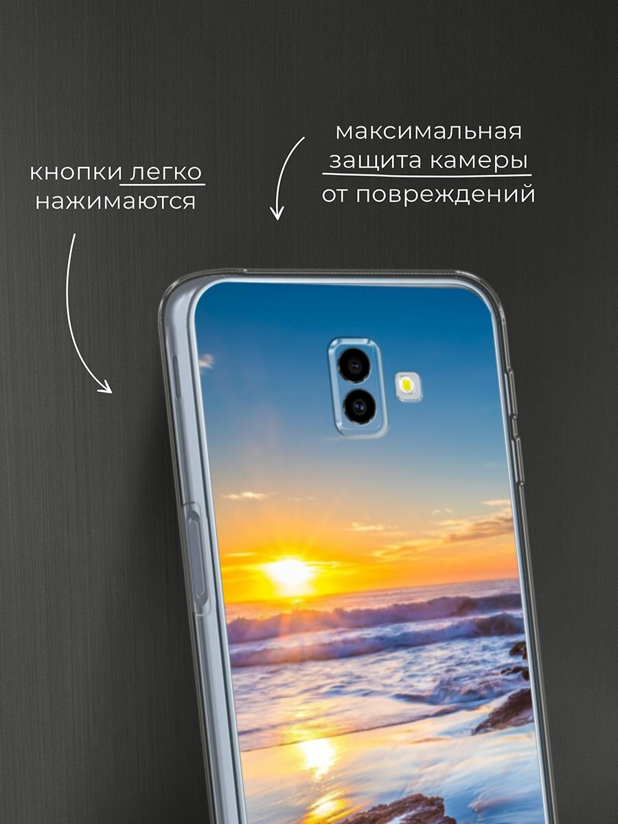 Чехол на Samsung Galaxy J6 + / Самсунг Галакси J6 Плюс 2018 с принтом "Восход 6" — фото 1