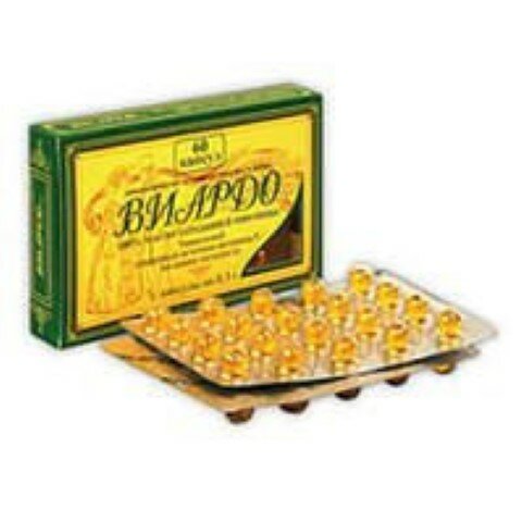 Биологически активная добавка Виардо масло зародышей пшеницы, 60 капсул