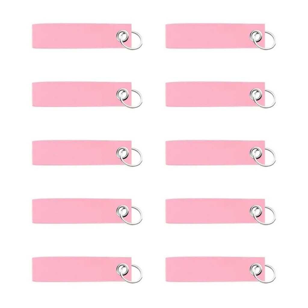 10 шт. Фетровые заготовки для брелков с металлическими кольцами