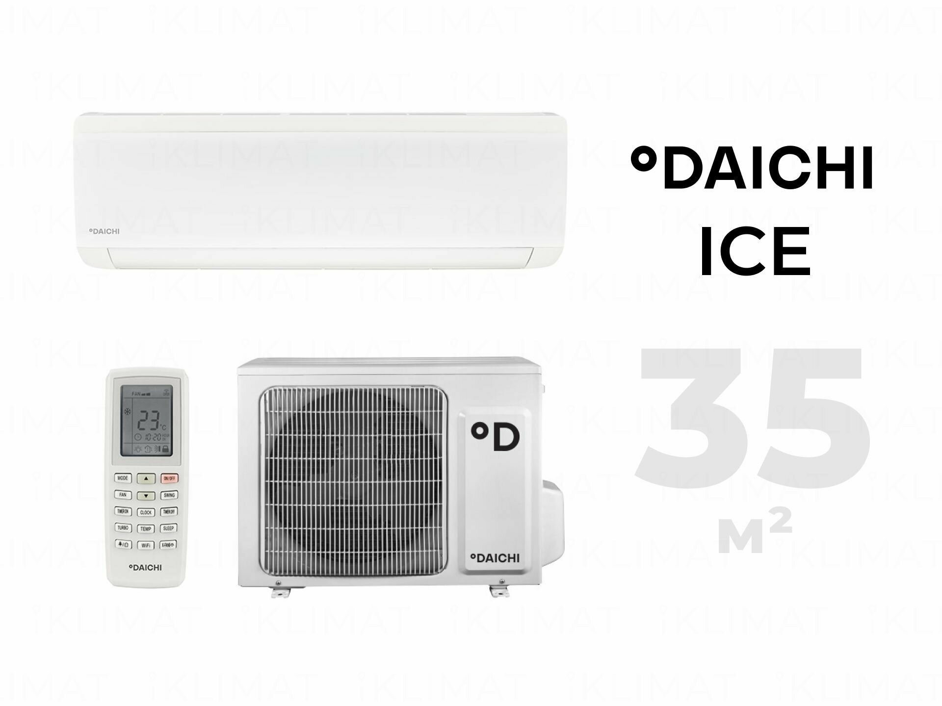 Настенный кондиционер Daichi Ice ICE35AVQ1/ICE35FV1, сплит система
