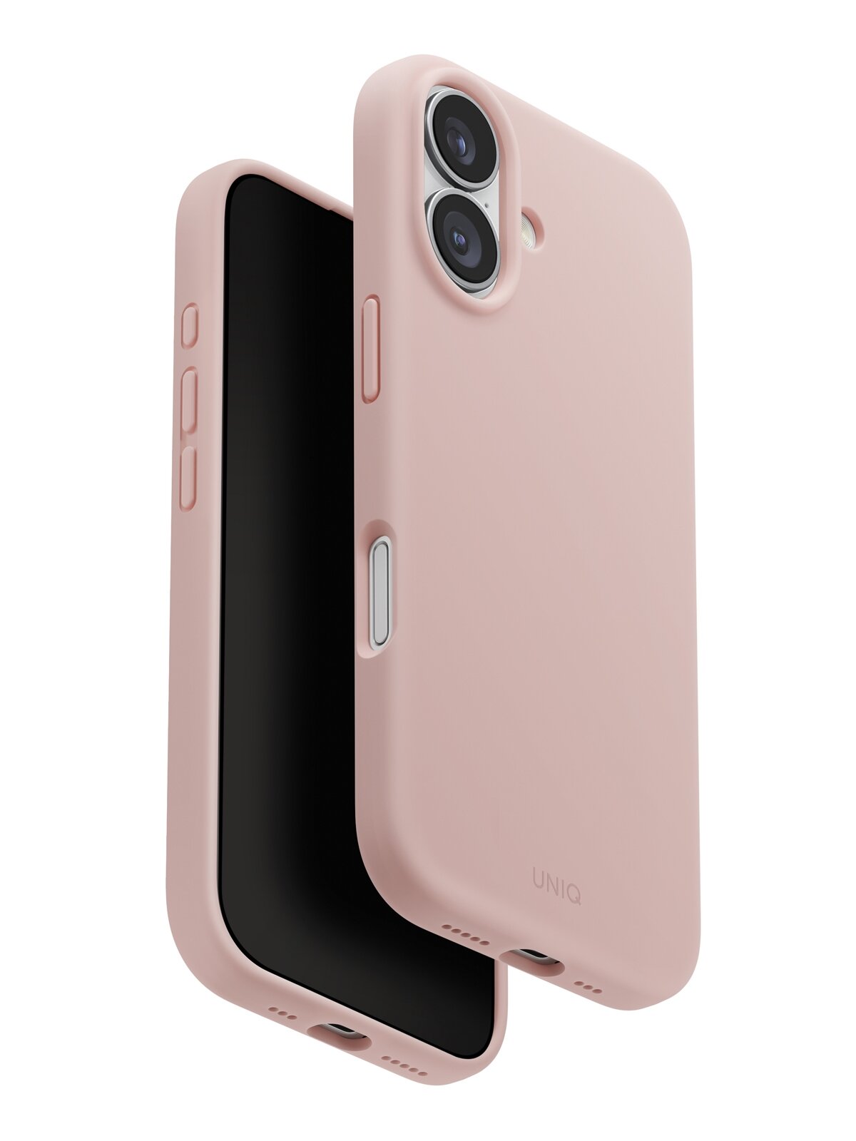Uniq силиконовый чехол с Magsafe для iPhone 17, LINO Blush Pink