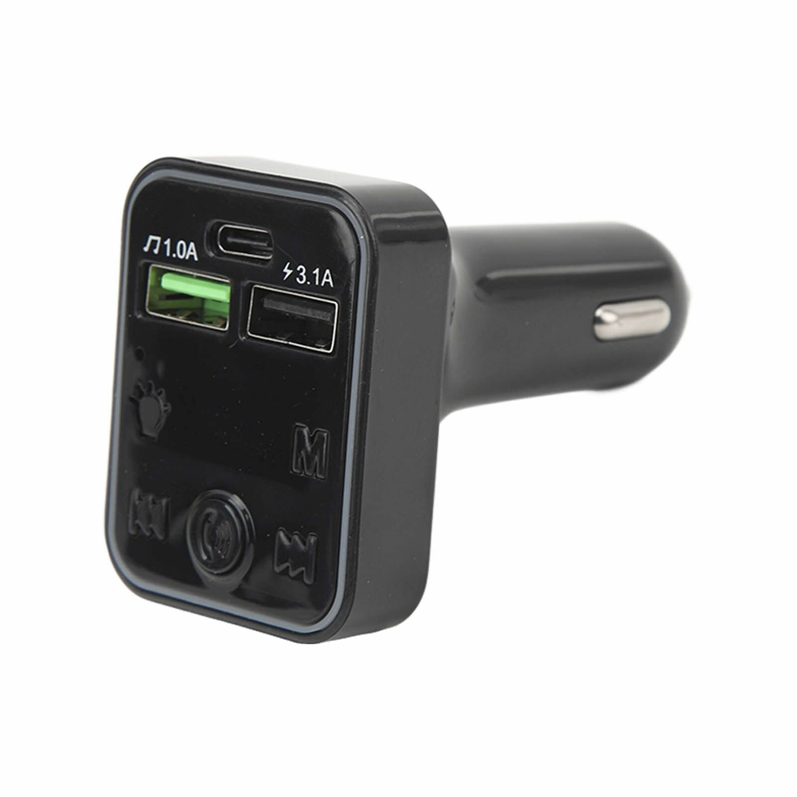 Автомобильный плеер с функцией FM, двойной зарядкой через USB, интеллектуальный автомобильный MP3-плеер с Bluetooth Talk, 12 В 24 В постоянного тока