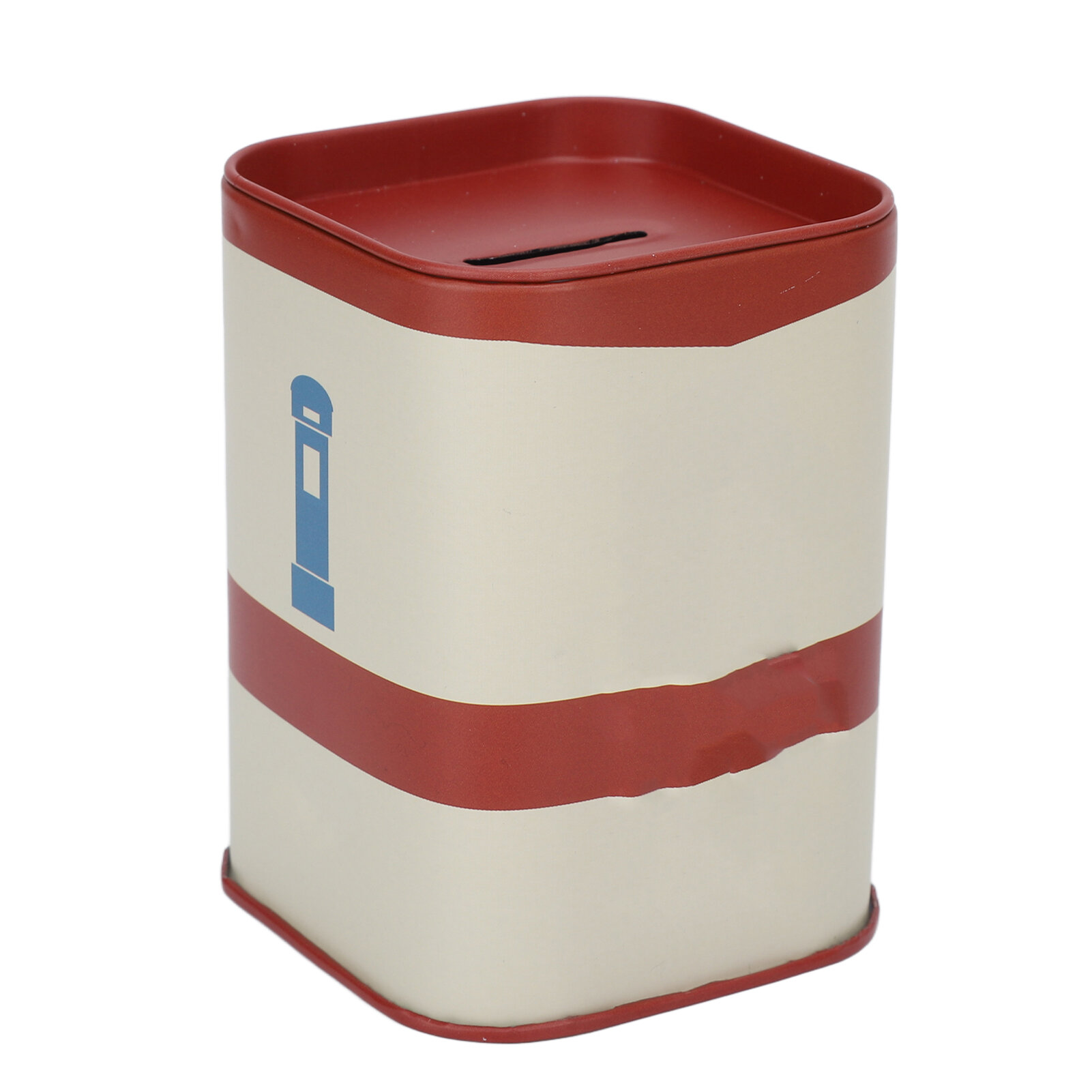 Чехол для утилизации лезвий, железная съемная крышка, большая емкость, ящик для хранения лезвий для парикмахерской, красный