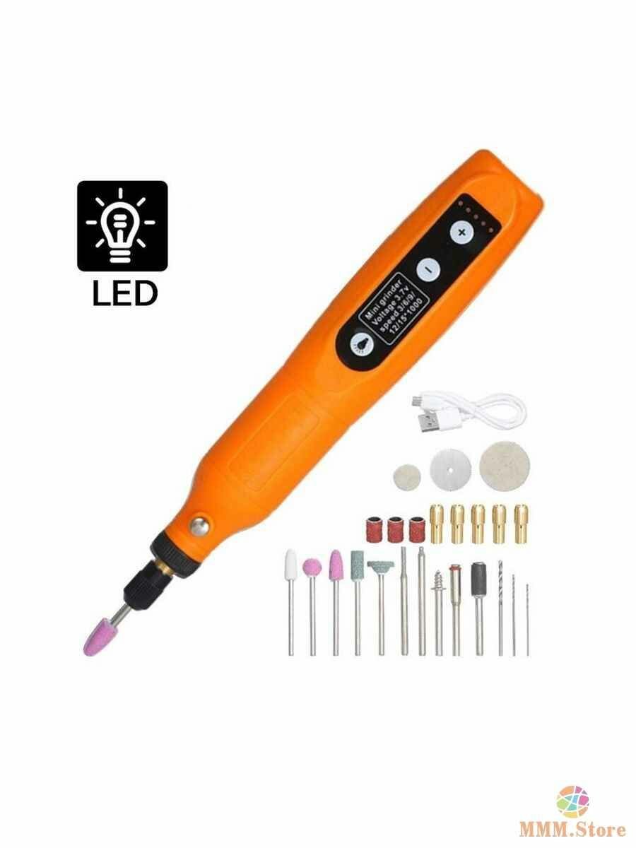 Портативная шлифовальная машина, 5-скоростная регулировка, инструмент для полировки ювелирных изделий.