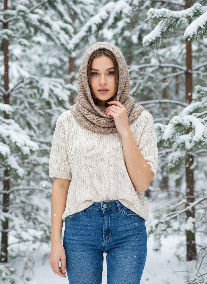 Капор для девочек и женщин