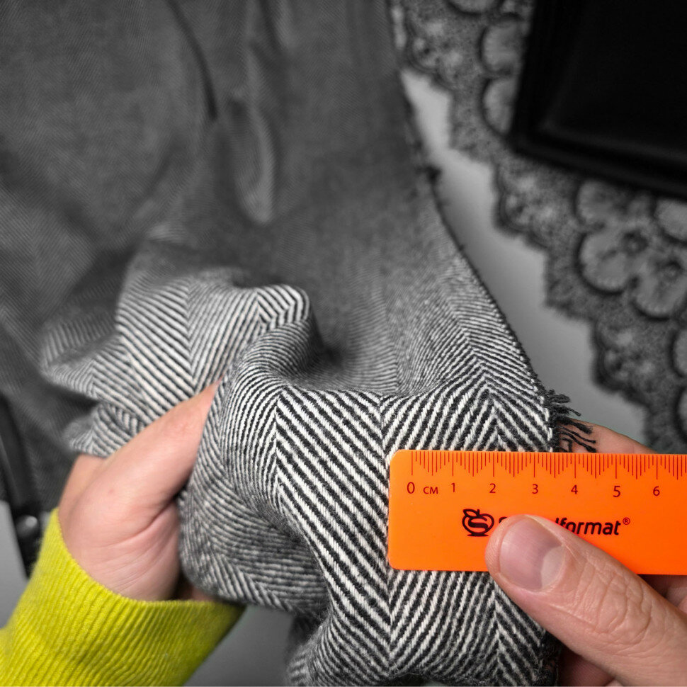 Ткань Твид костюмная пальтовая Herringbone МА0828/Flamant (1 метр)