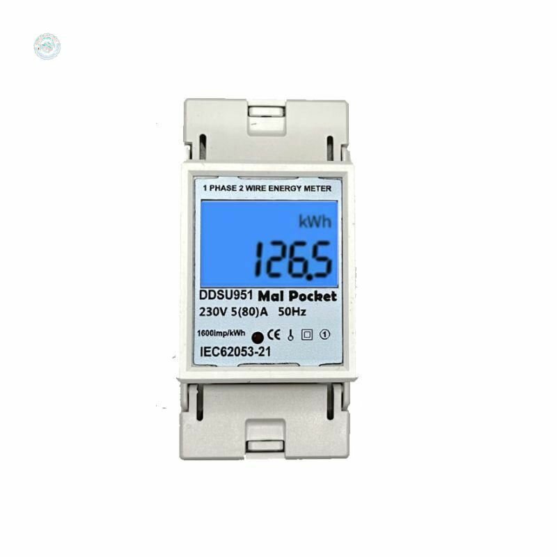 Однофазный счетчик электроэнергии, точный двухпроводной электросчетчик для квартиры и дома, надежный учет потребления 230 В