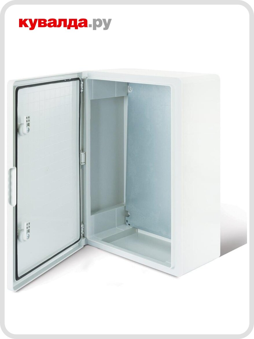 Бокс REXANT 11-0404 пластиковый ЩМПп с монтажной панелью ABS УХЛ1 IP65