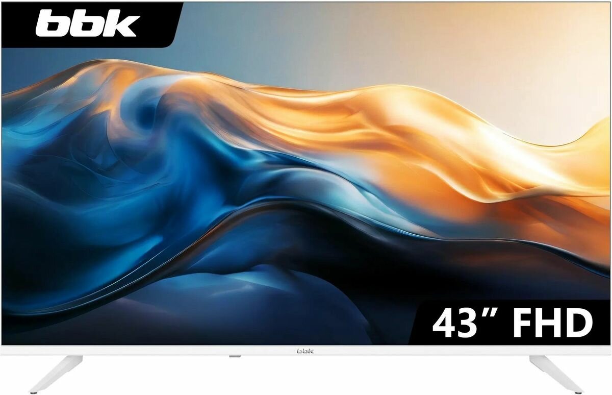 43" Телевизор BBK 43LEM-1041/FTS2C (W) FULL HD, белый