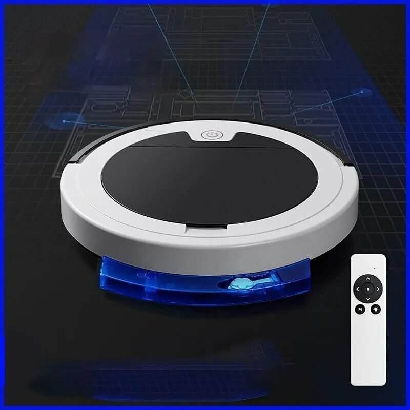 DUTRIEUX Робот-пылесос 2024 R-S900 для влажной и сухой уборки интеллектуальные приборы с дистанционным управлением / App /всасывание из резервуара для воды/2800 Па, белый, черный