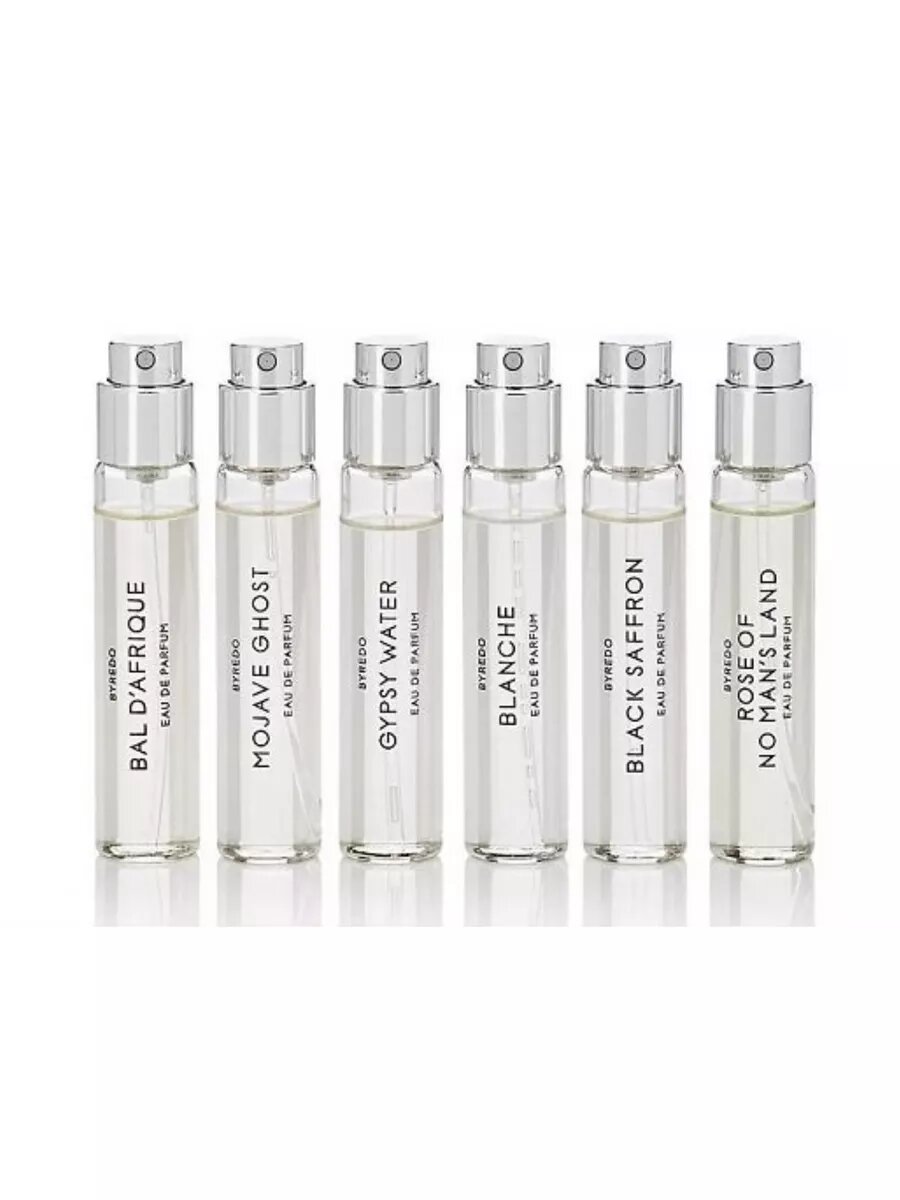 Парфюмерный набор Byredo: Eau de perfume, 6 флаконов по 2 мл