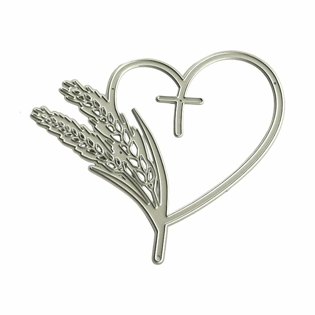 Сердечки из пшеницы: трафареты для вырезания