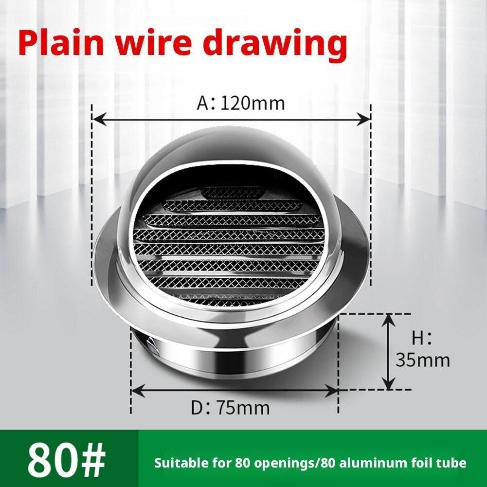 Вентиляционный колпак с сеткой и фланцем