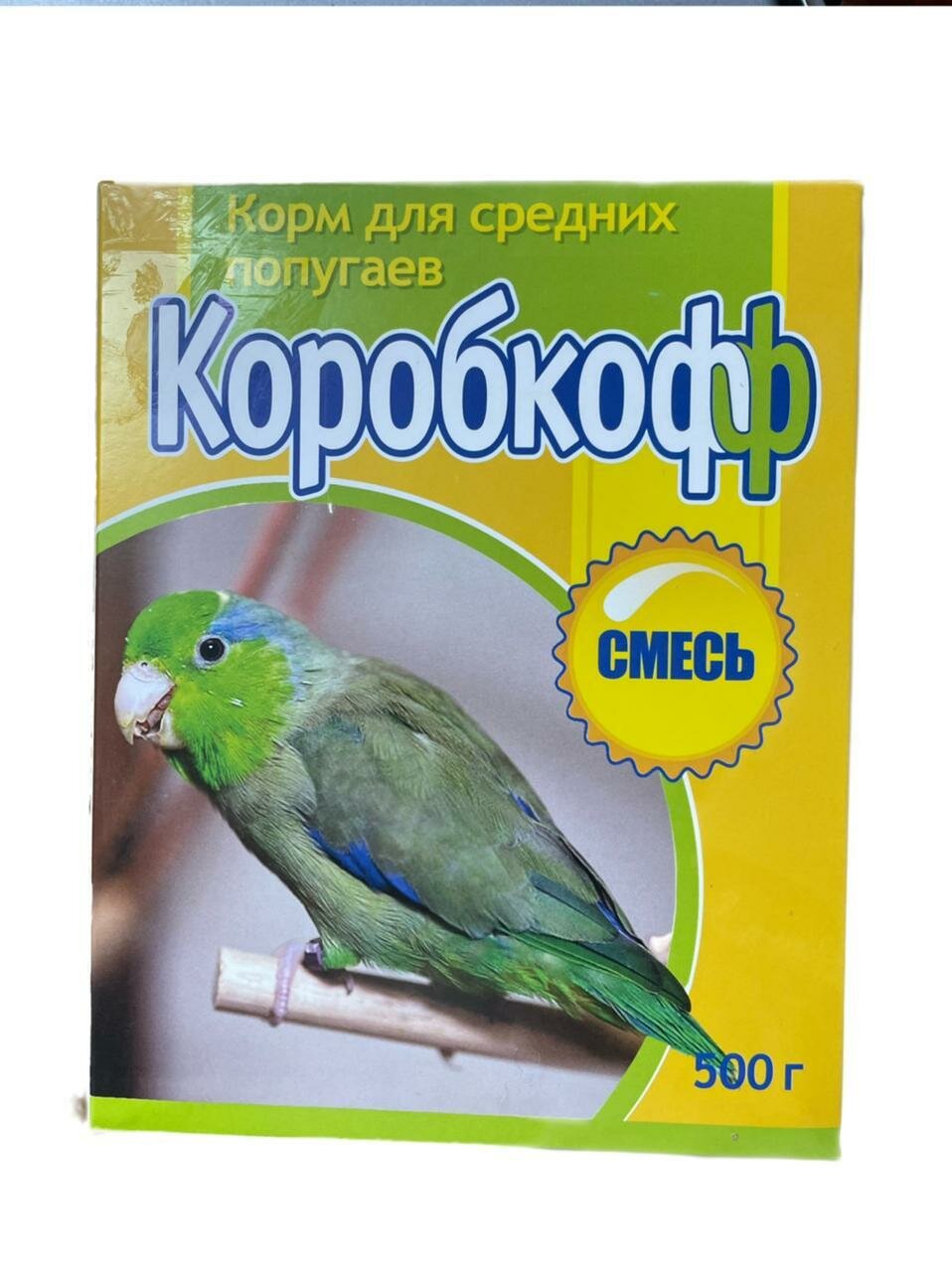 Зерносмесь Коробкофф для средних попугаев 0.5кг