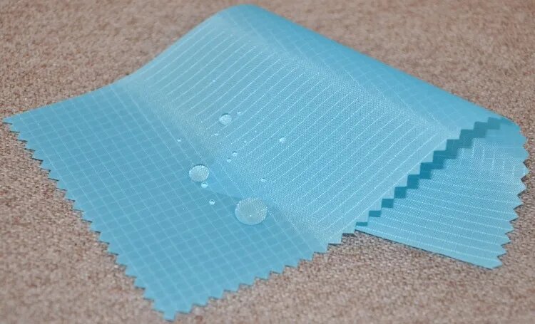 Водонепроницаемая клетчатая полиэфирная тафта 3 мм Голубой, 0.5mX1.5m, Синий