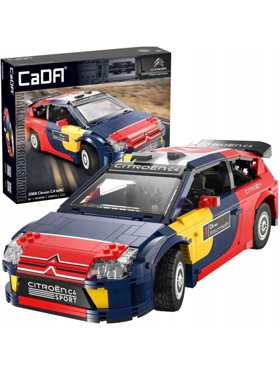 Конструктор Спортивный автомобиль Citroen C4 WRC C62005W, 1569 деталей