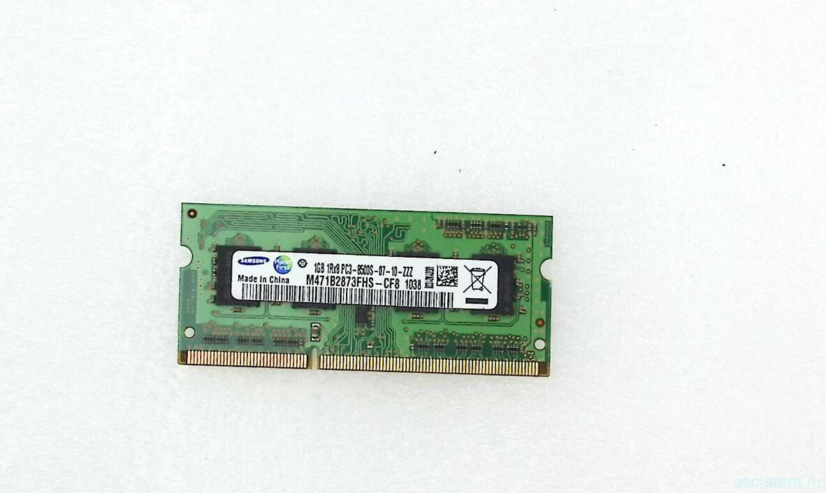Оперативная память DDR3 1Gb для ноутбука