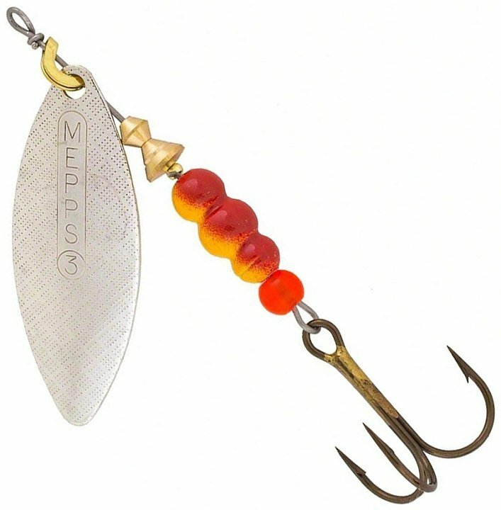 Mepps Aglia Longue AG №3 блесна колеблющаяся для ловли рыбы на спиннинг и окуневый улов