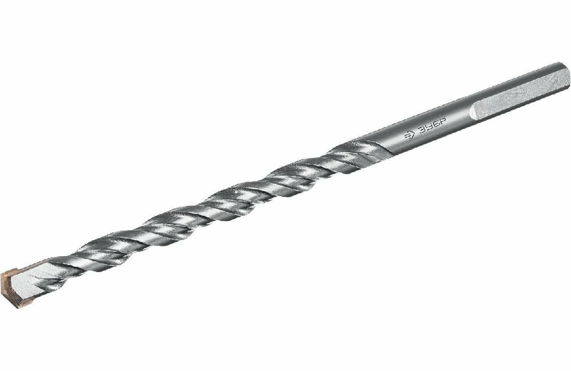 Сверло по бетону ЗУБР профессионал 8 мм 150 мм усиленное с трехгранным хвостовиком и твердосплавным наконечником ВК85