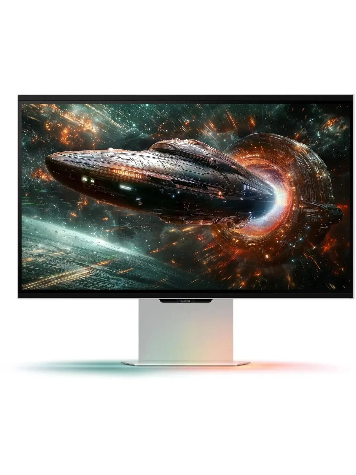 Монитор 27" Samsung, Odyssey 3D LS27FG900XIXCI, IPS, 165Гц, 16:9, Серебристый