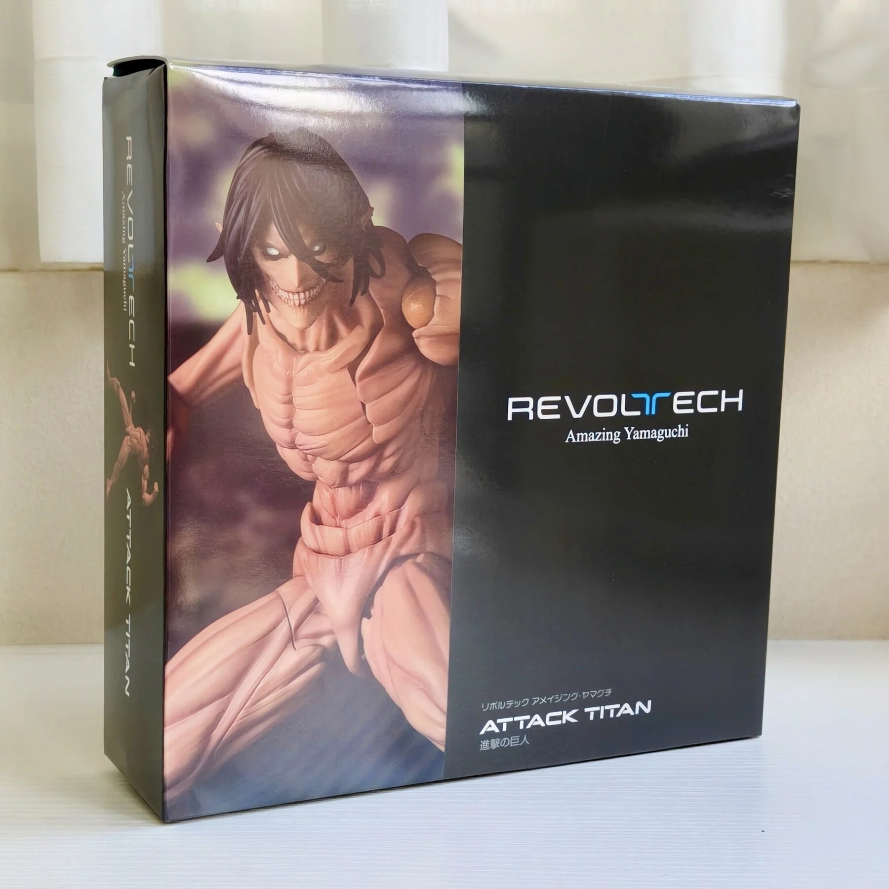 KAIYODO Revoltech AMAZING YAMAGUCHI Attack Titan Eren Jaeger фигурка WITH BOX